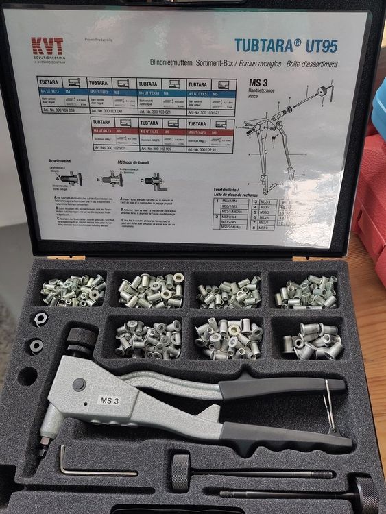 Tubtara Blindnietmuttern-Sortiment UT 95 (Gebraucht) in Turgi für CHF ...
