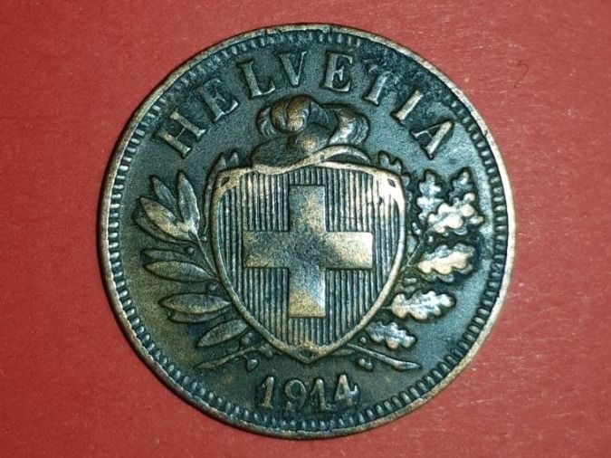 2 Rappen 1914 Cu-Sn / Bronze selten & rar (Gebraucht) in Rüti für CHF 1 – mit Lieferung auf ...