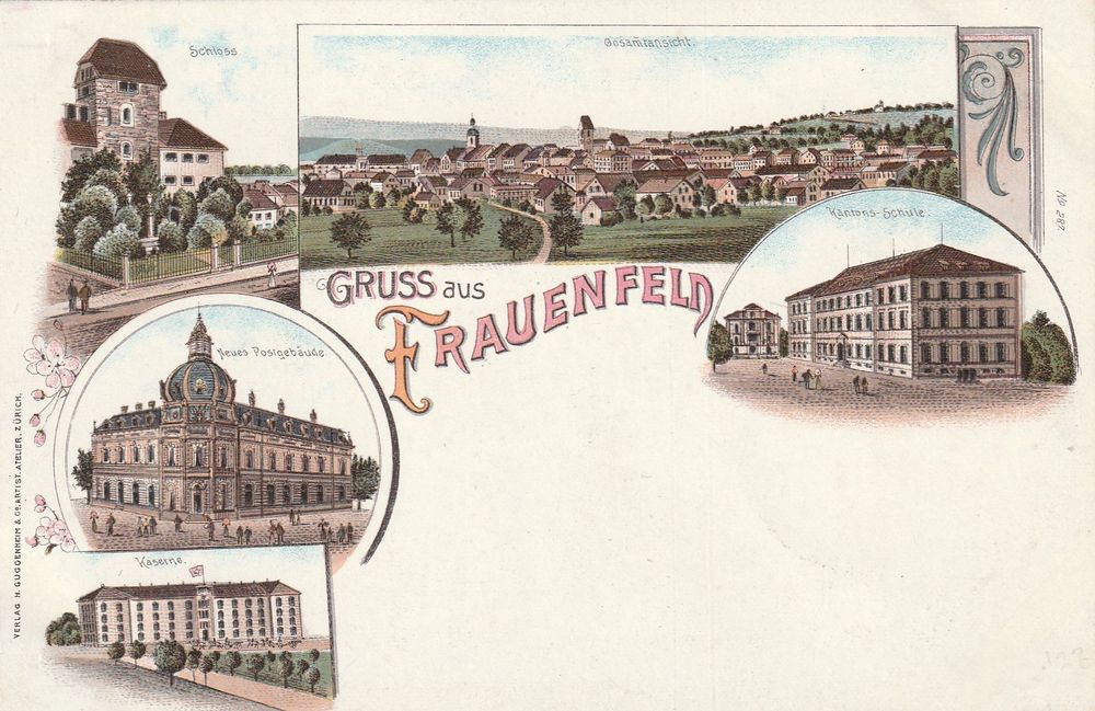 Frauenfeld 5-bildrig Litho (Gebraucht) in Rorschacherberg für CHF 21 – mit Lieferung auf Ricardo ...