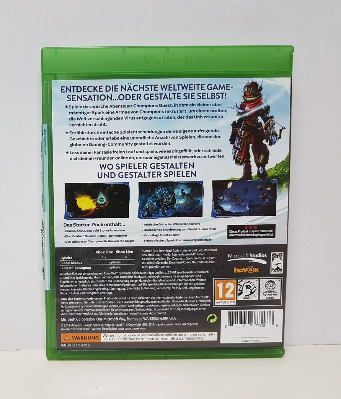 Project Spark episches Abenteuer Champions Quest Xb One (Gebraucht) in ...