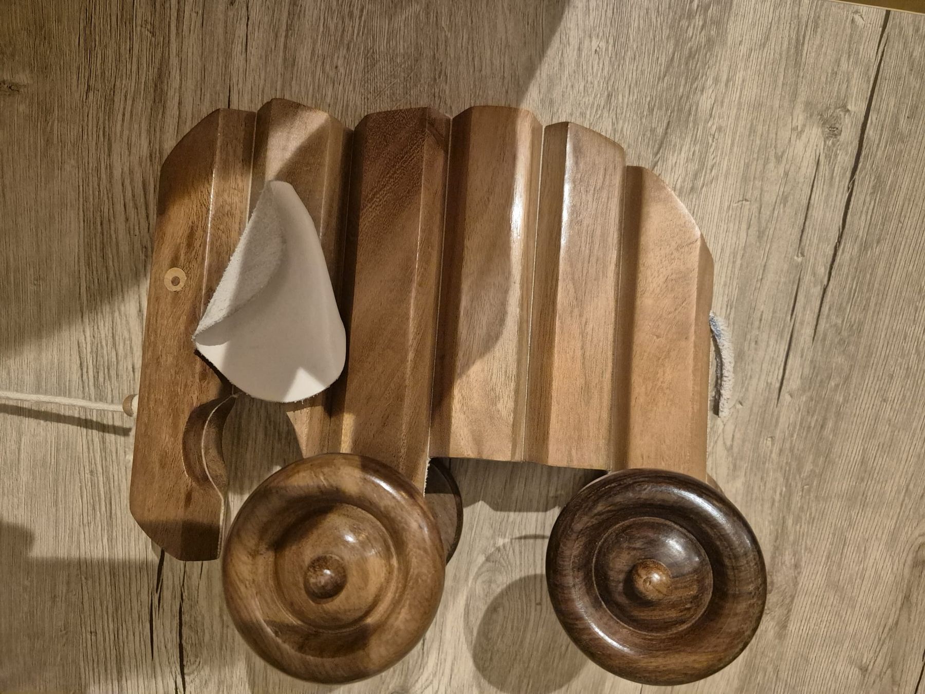 Éléphant à roulettes en bois, jouet vintage parfait! (D'occasion) à ...