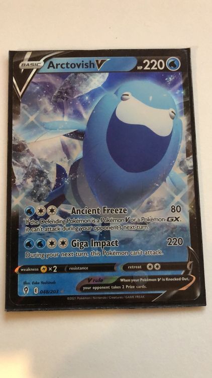 Pokémonkarte Arctovish (Gebraucht) in Eschlikon TG für CHF 2 – mit ...