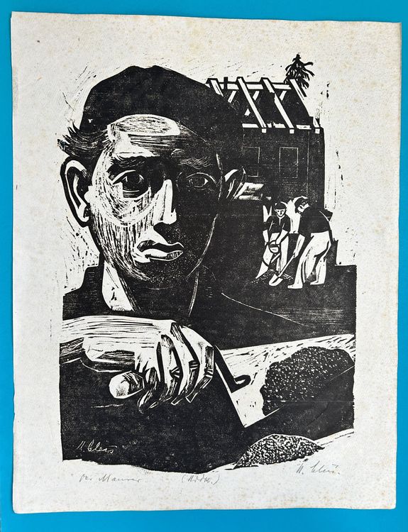 Ugo Cleis – Maurer – Holzschnitt (Gebraucht) in Zürich für CHF 14 – mit ...