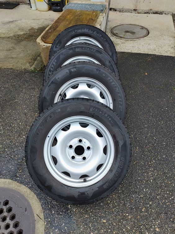 VW T5 California Sommerräder Kompletträder Felgen 16 Zoll (Gebraucht ...