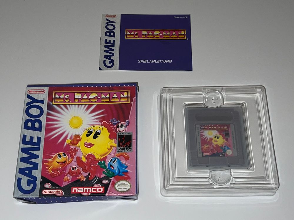 Game Boy Classic (GB) Spiel - Ms. Pac-Man/Ms. Pac Man (OVP) | Kaufen ...
