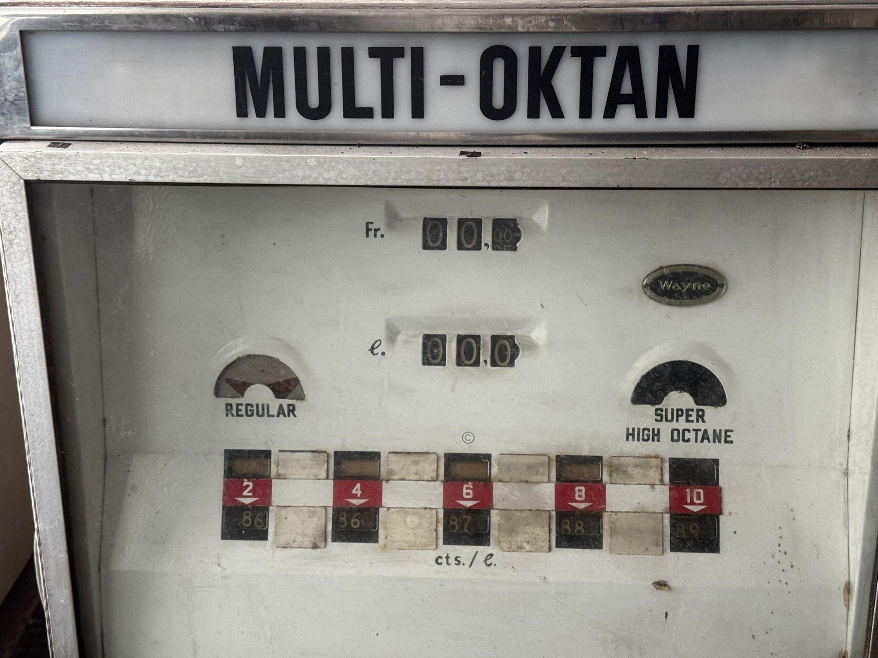 Vintage Blend-O-Matic Wayne Zapfsaeule, Deko, Sammlerstück (Gebraucht ...