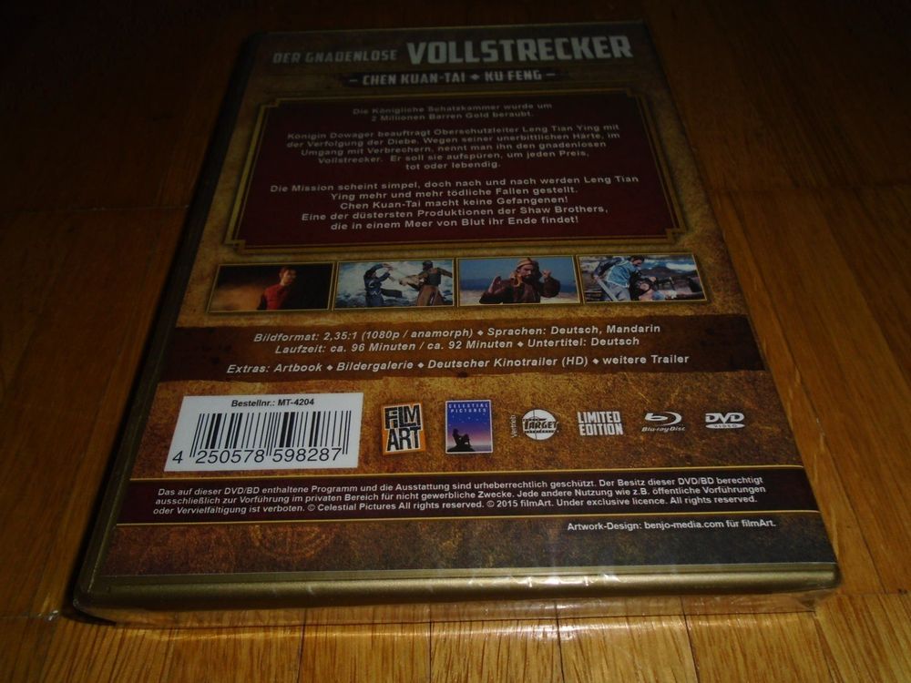 Der gnadenlose Vollstrecker - BLU-RAY & DVD - UNCUT (Neu und originalverpackt) in Basel für CHF ...