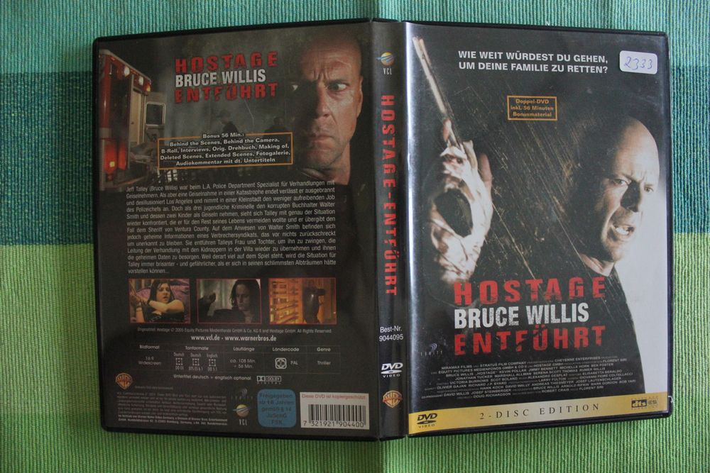 Hostage - Entführt (2-Disc Edition) (DVD)Bruce Willis (2333) | Kaufen auf Ricardo