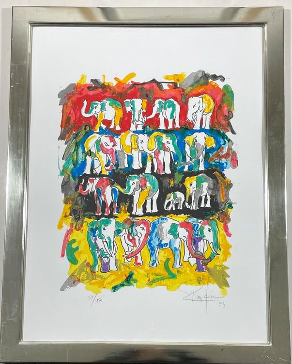 Rolf Knie (1949) grosse Lithographie Handsigniert | Kaufen auf Ricardo