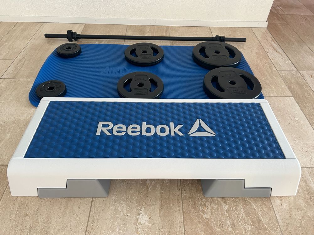 BodyPump Set ink. Reebok Step & Airex Matte | NP: 358.- (Gebraucht) in ...
