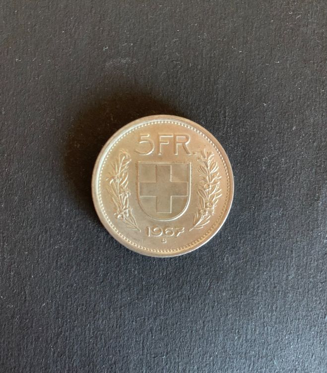 1967 Münze 5 Franken Silber | Kaufen auf Ricardo