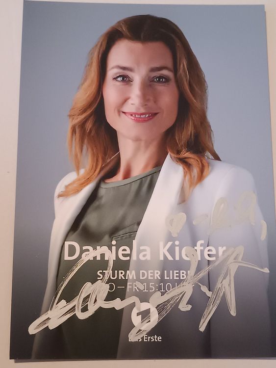 Daniela Kiefer - Sturm der Liebe - handsigniert (Gebraucht) in Menziken ...