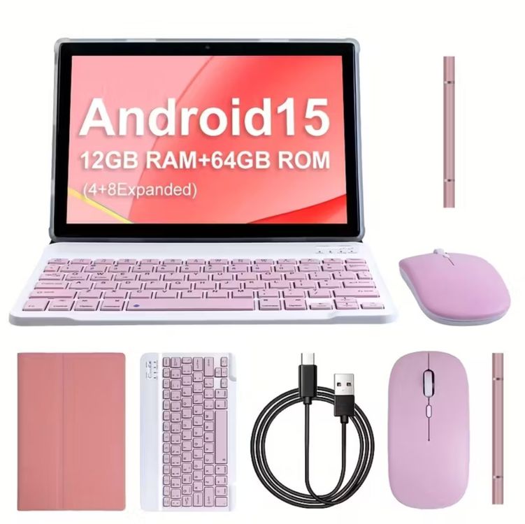 Pink Tablet 12GB RAM,64GB ROM,Android 15,Neu & OVP! (Neu und ...