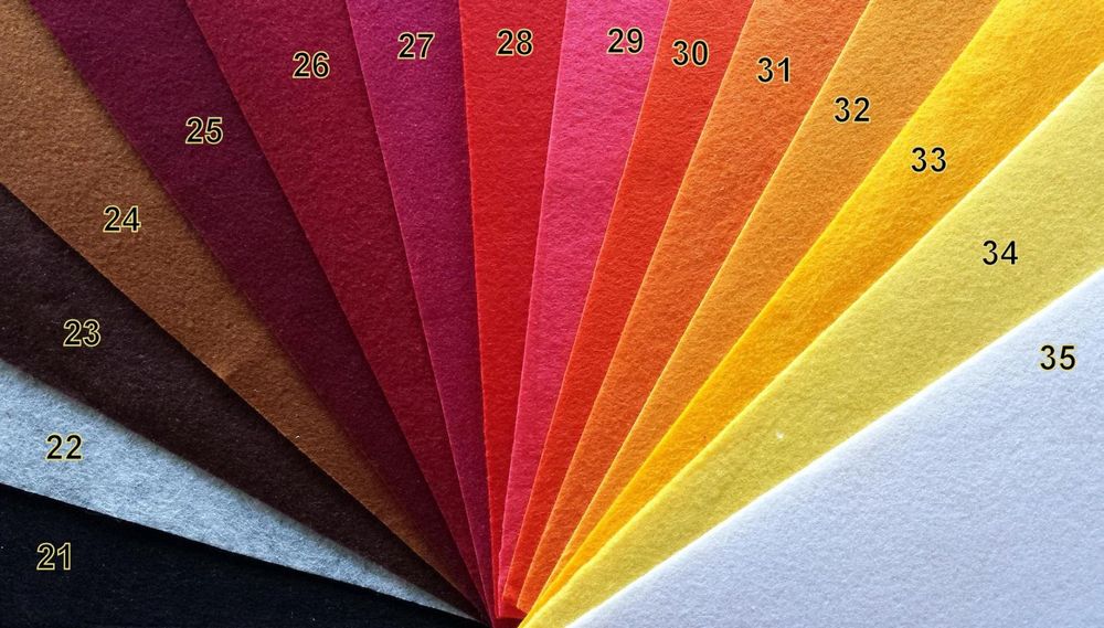 5 Stk Filz Blätter 14*8 cm Felt Leaves (Neuf (Voir description)) à ...