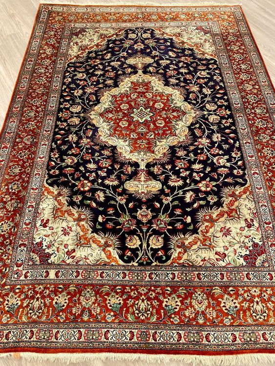 Ghom, Seide Teppich 141 x 209 Ab 1.- !!! | Kaufen auf Ricardo