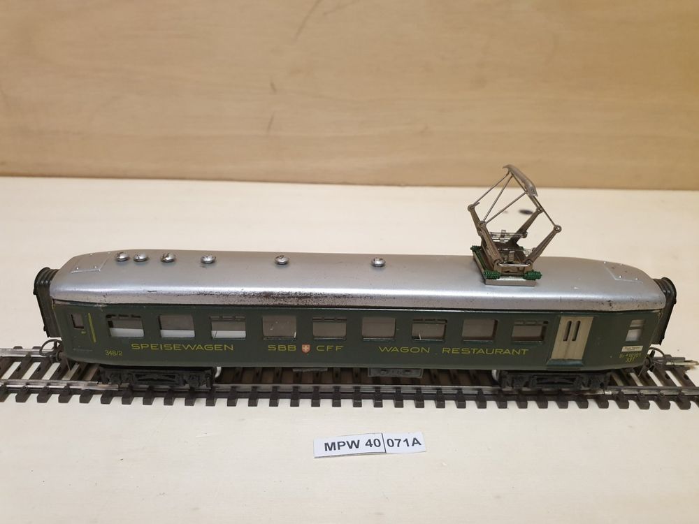 M 348/2 - SBB Oldtimer Speiswagen - Blech - Dr 4 10101 (Gebraucht) in Waengi für CHF 14.5 – mit ...