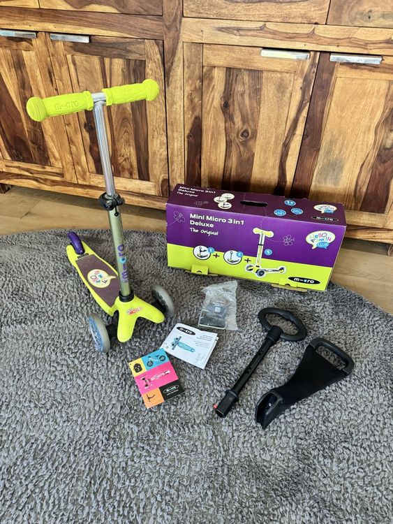 Micro Mini 3in1 Deluxe Scooter mit Zubehör | Kaufen auf Ricardo