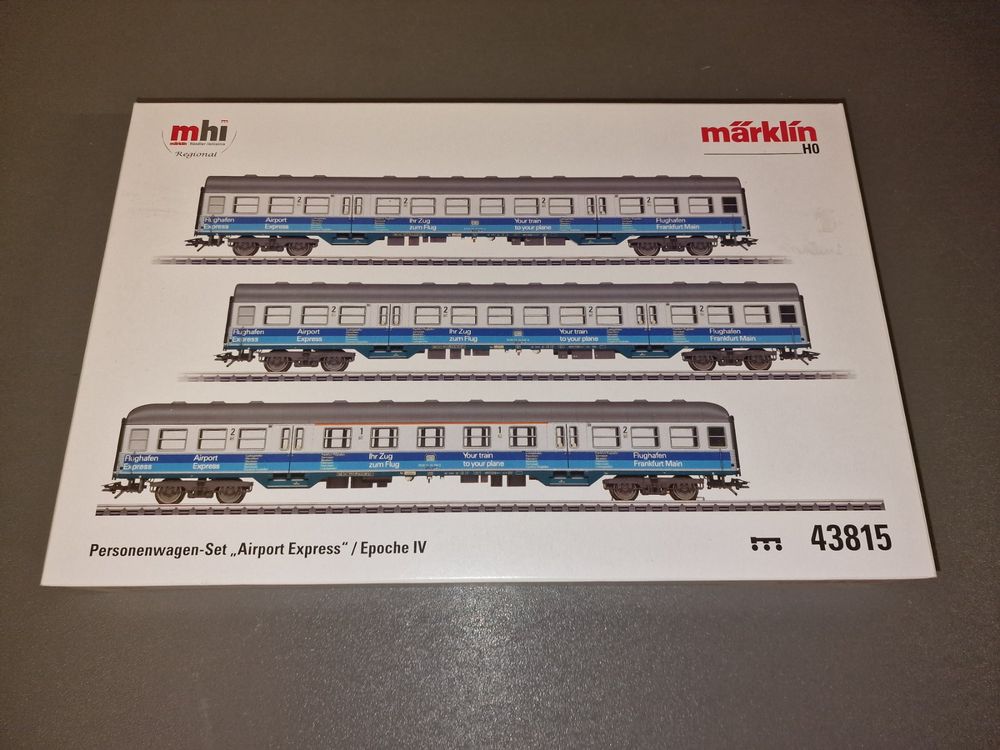 Märklin 43815 Personenwagen-Set "Airport Express" Epoche IV (Neu ...