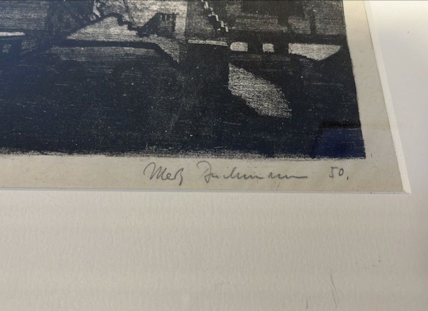 Lithografie, Brügge, Holland von Mark Buchmann (ID M13) | Kaufen auf ...