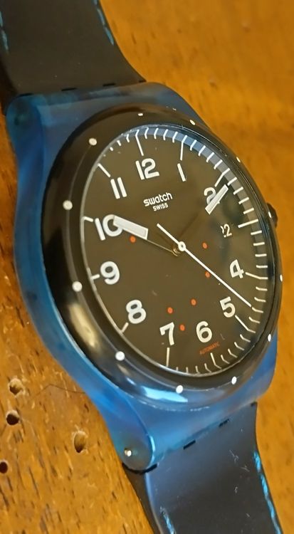 Swatch Automatic, blau (Gebraucht) in Wettingen für CHF 23 – mit ...