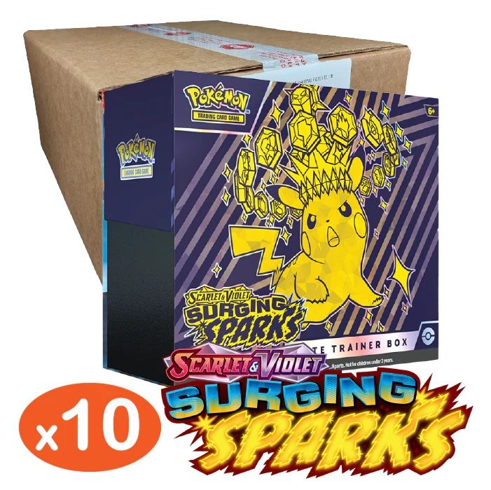 Pokemon Surging Sparks Elite Trainer Box Case (Neu und originalverpackt) in Horn für CHF 850 ...