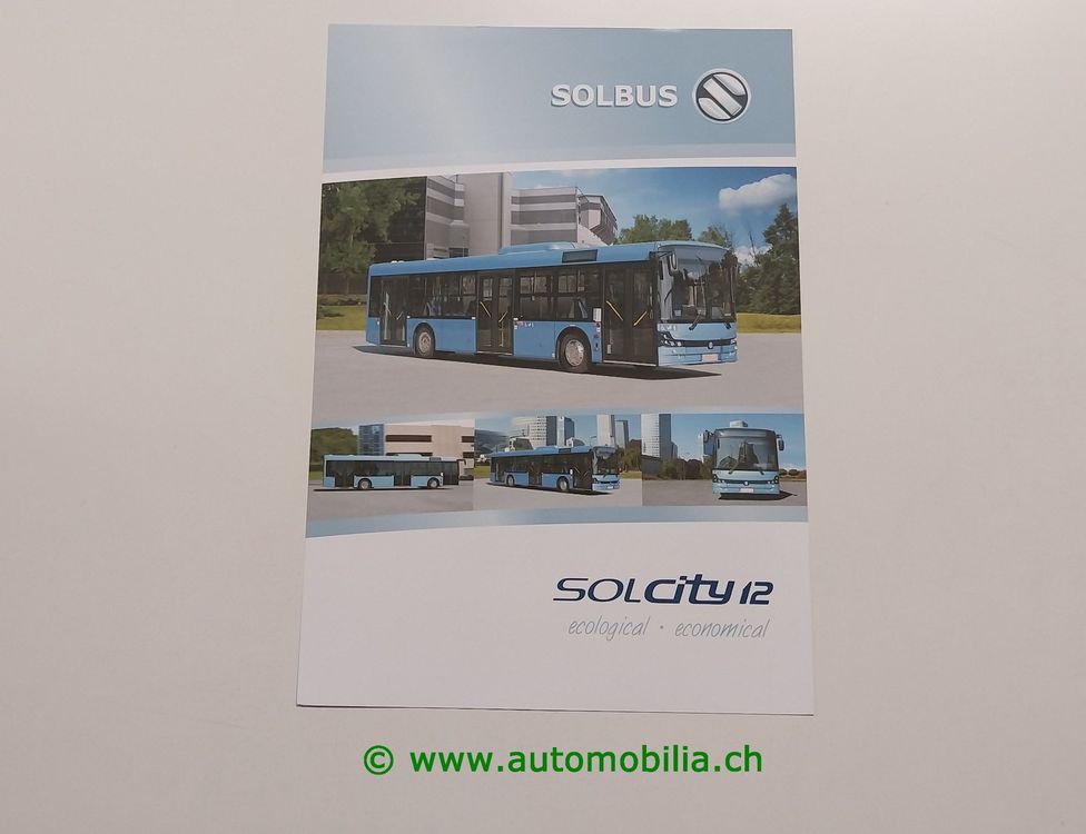 Solbus Sol City SM12 Prospekt englisch (Gebraucht) in Weingarten-Kalth ...