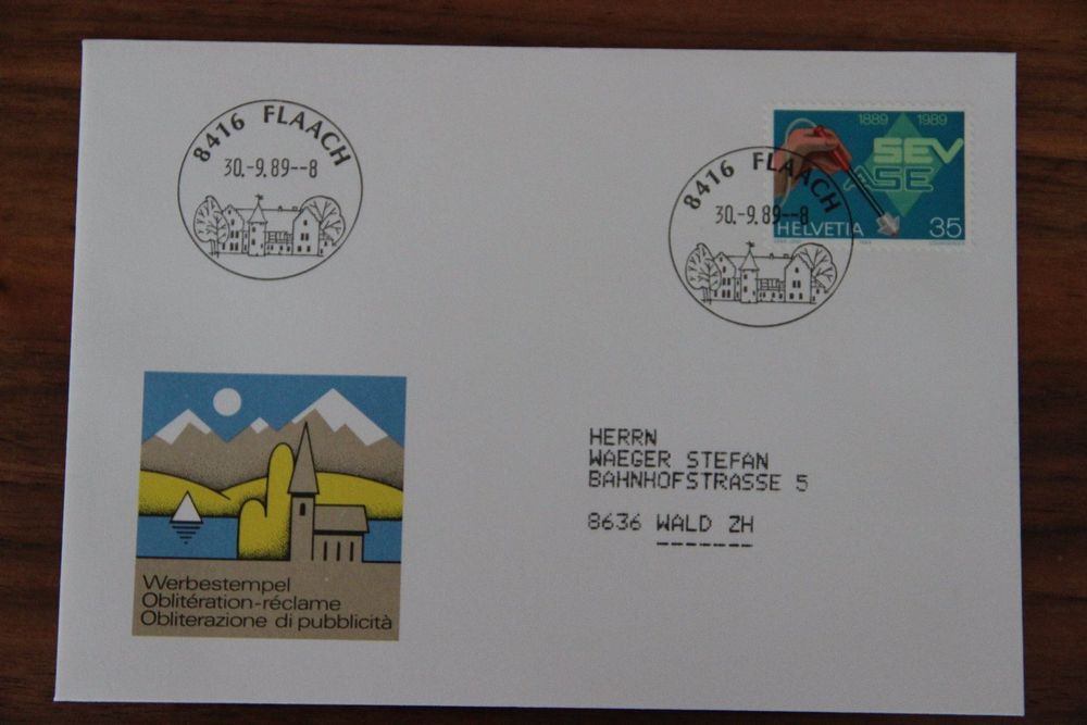 Schweiz 1989 - 8416 Flaach (Neu (gemäss Beschreibung)) in Jona für CHF 0.5 – mit Lieferung auf ...