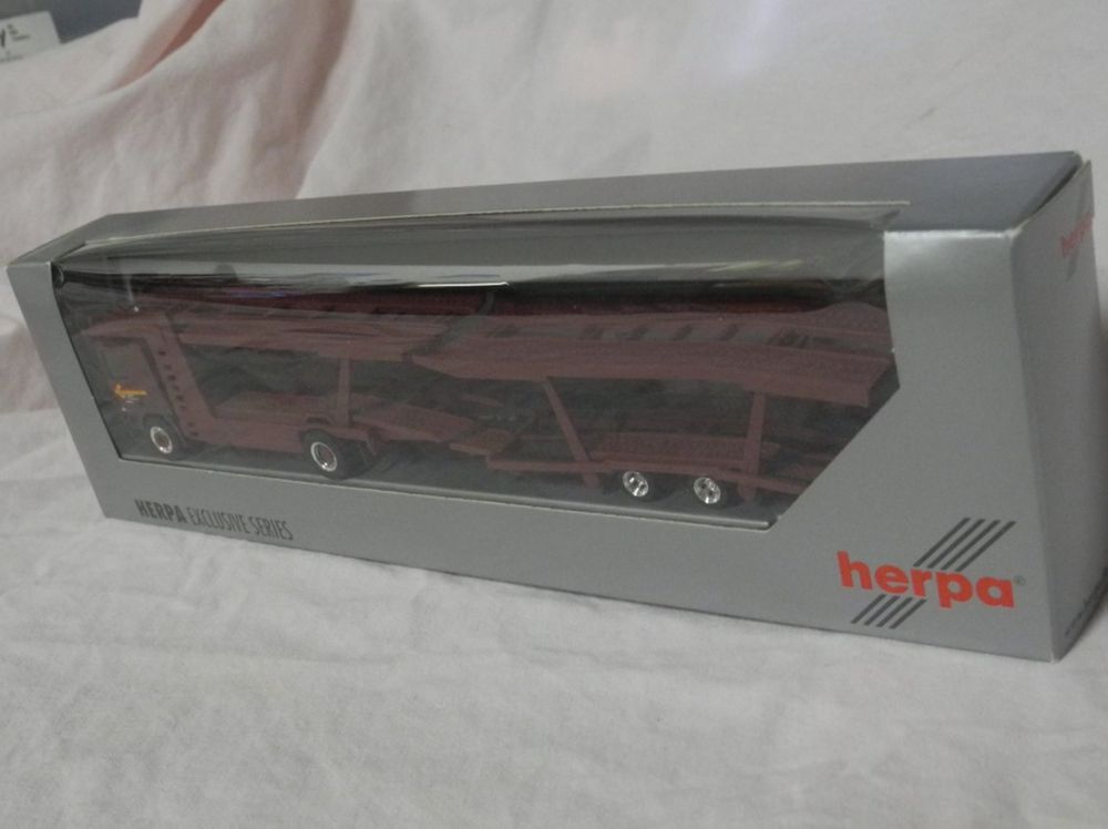 HERPA MERCEDES AUTOTRANSPORTER GALLIKER TRANSPORT MIB (Neu und ...