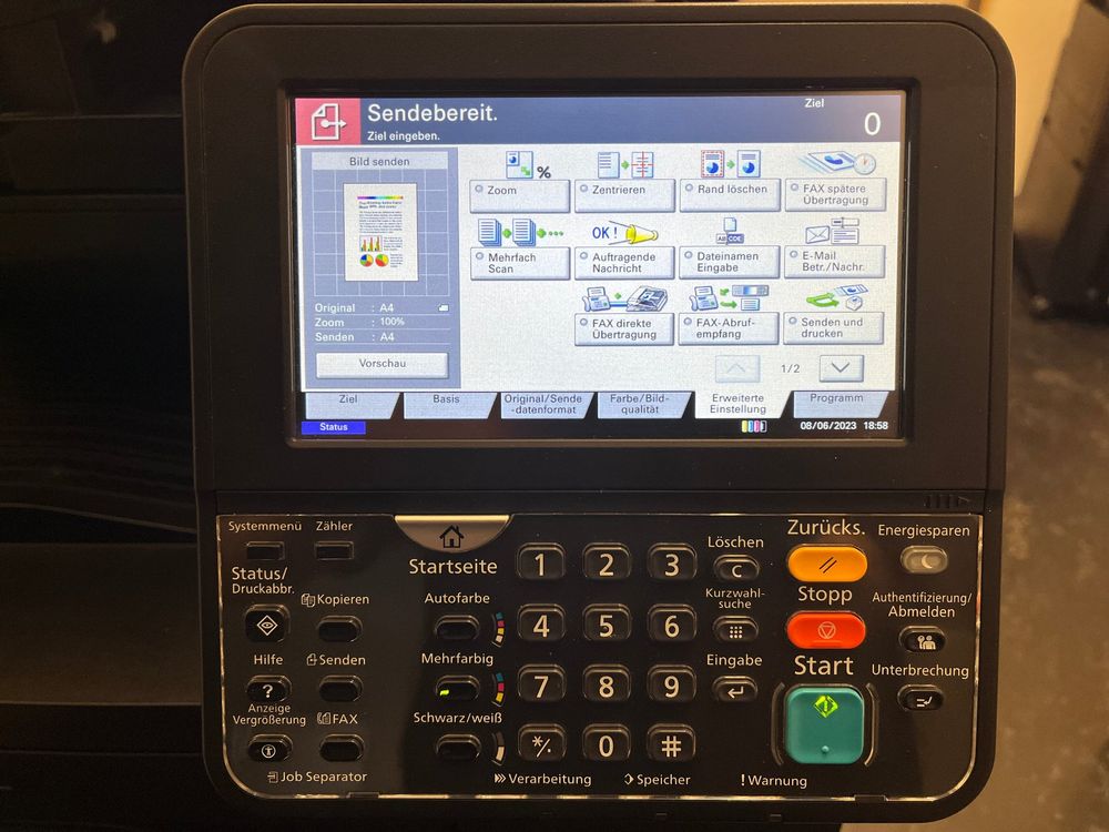 Kyocera TASKalfa 406ci, hochwertige A4 Color MFP, Top Preis (Gebraucht ...