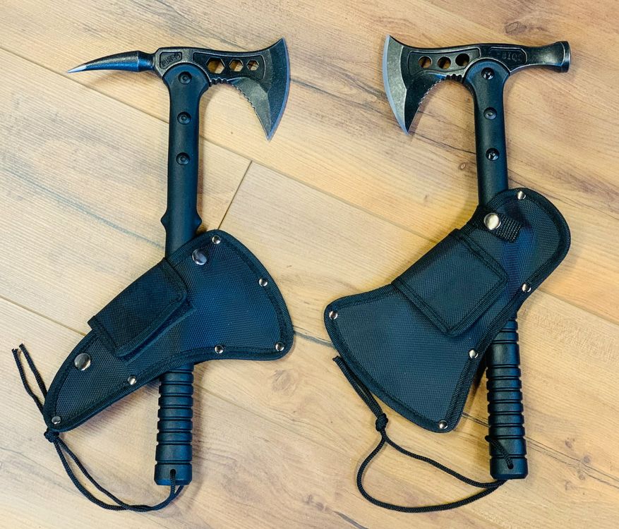 2 tlg. Outdoor AXT Messer & Hammer Bundle 39cm NEU (Neu und ...