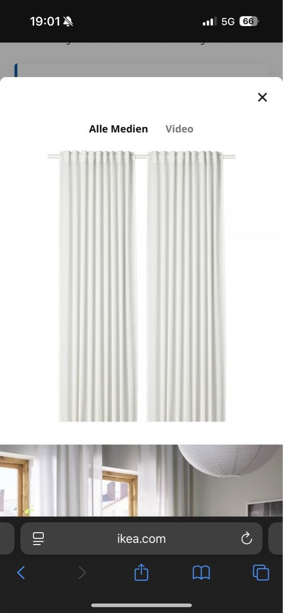 Ikea Hilja Weiss