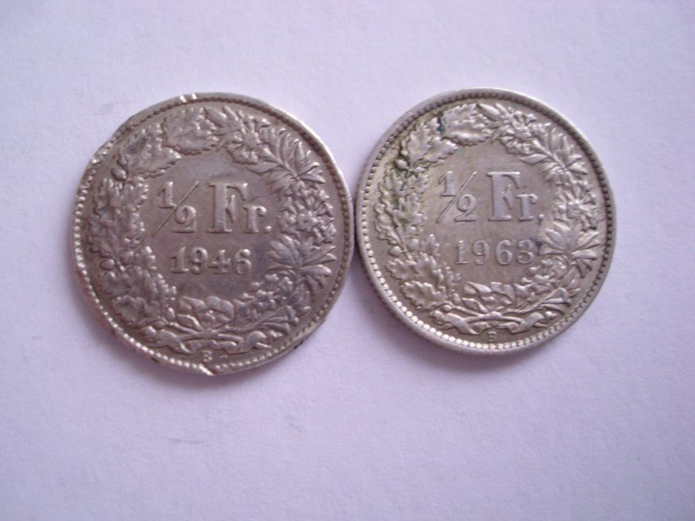 2 x 50 Rappen 1946/63 | Kaufen auf Ricardo