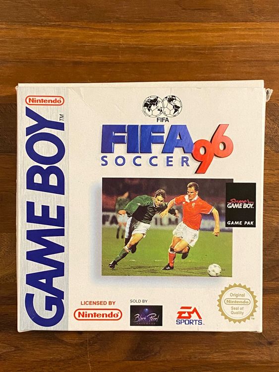 FIFA 96 Fussball Gameboy Nintendo Spiel + OVP Retro Vintage (Gebraucht ...