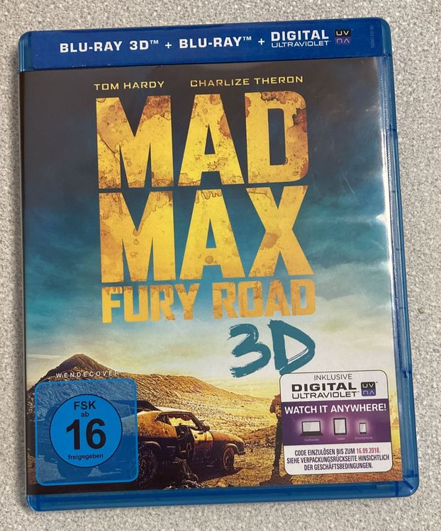 MAD MAX FURY ROAD 3D BLU-RAY (Gebraucht) in Zürich für CHF 12 – mit ...