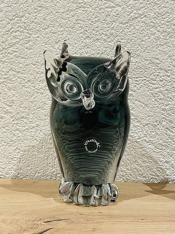 FIGUREN, Glas, Eule, V. Nason & C. Murano, Italien. (Gebraucht) in ...