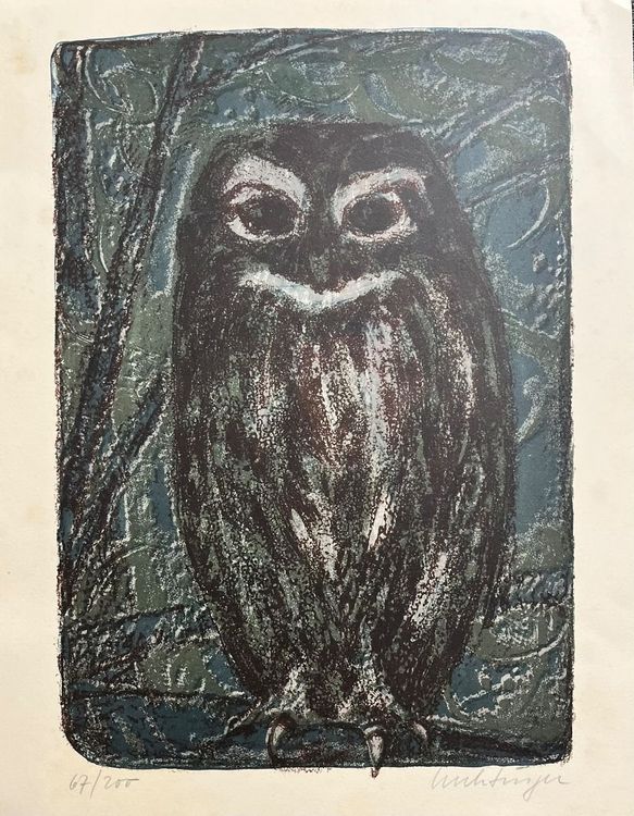 ERNST LUCHSINGER LITHOGRAPHIE SIGNIERT NUMMERIERT (Gebraucht) in Gersau ...