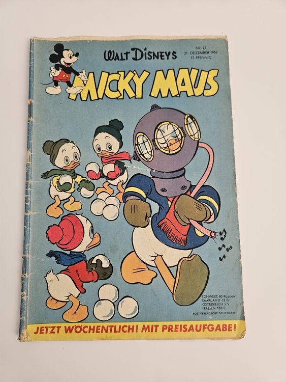 Micky Maus Heft Nr. 27 1957 (Gebraucht) in Oberdorf BL für CHF 4.9 ...