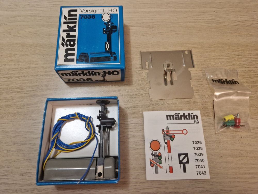 Märklin 7036 vorsignal H0 OVP NEU (Neu und originalverpackt) in St ...