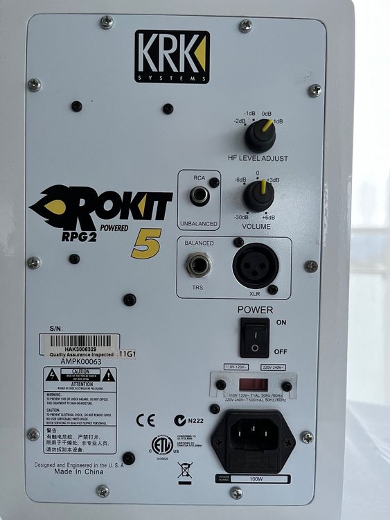 KRK RP5 Rokit G2 Speakers (2 Stück) (Gebraucht) in Wil SG für CHF 160 ...