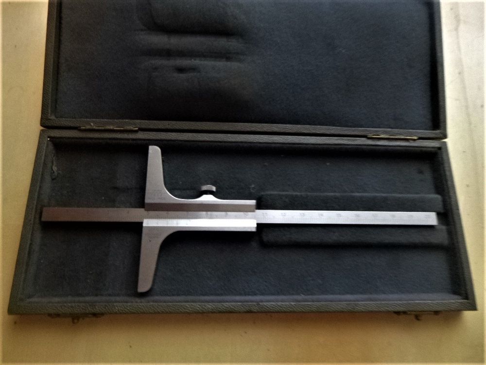 Tiefenmass / Messchieber Tesa mit Etui, 20 C / aus Nachlass (Gebraucht ...