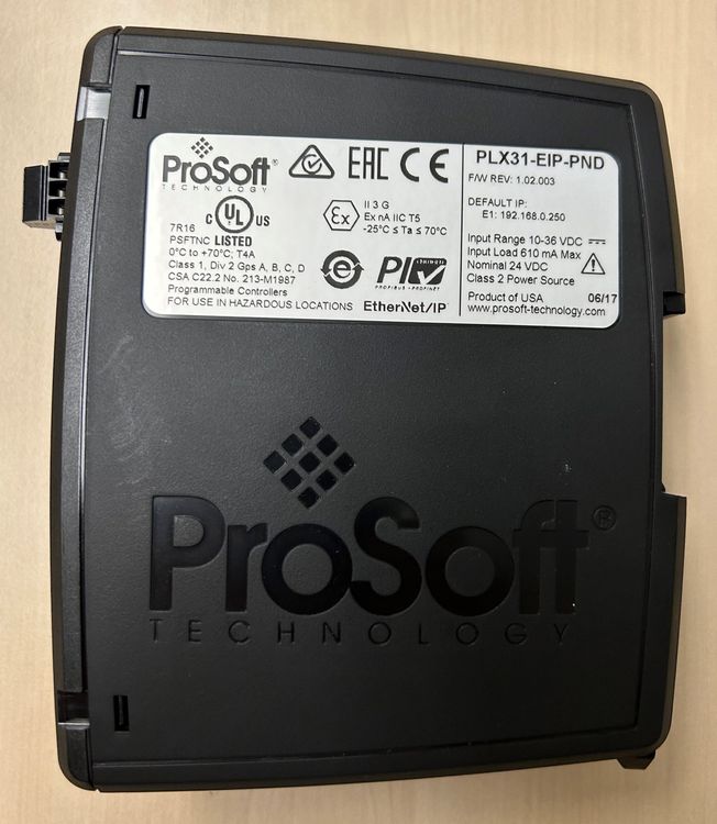 ProSoft PLX31-EIP-PND Gateway PROFINET Device (Gebraucht) in Wil SG für ...