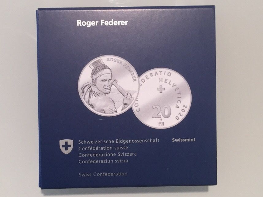20 Franken 2020 Roger Federer PP (Neu und originalverpackt) in Tägerwilen für CHF 100 – mit ...