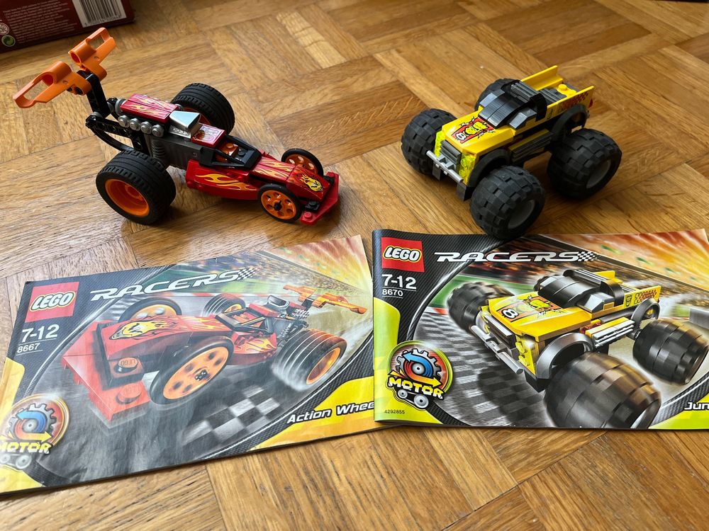 LEGO Racers 8667 und 8670 (zwei kombinierbare Racermodelle) (Gebraucht ...
