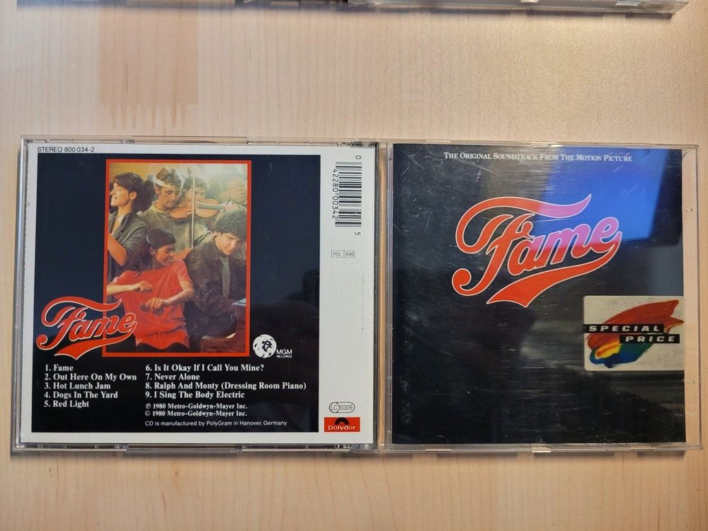 Fame OST-CD 1980 (Gebraucht) in Nebikon für CHF 0.5 – mit Lieferung auf ...