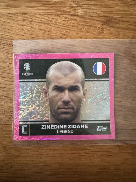 UEFA Euro 2024 Topps Sticker Zinédine Zidane Lila | Kaufen auf Ricardo