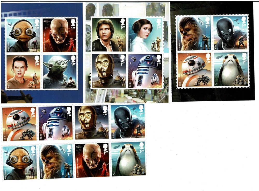 Ausserirdische 3 Blocks 2 Streifen = 20 Marken ** (Neu (gemäss Beschreibung)) in Lausanne für ...