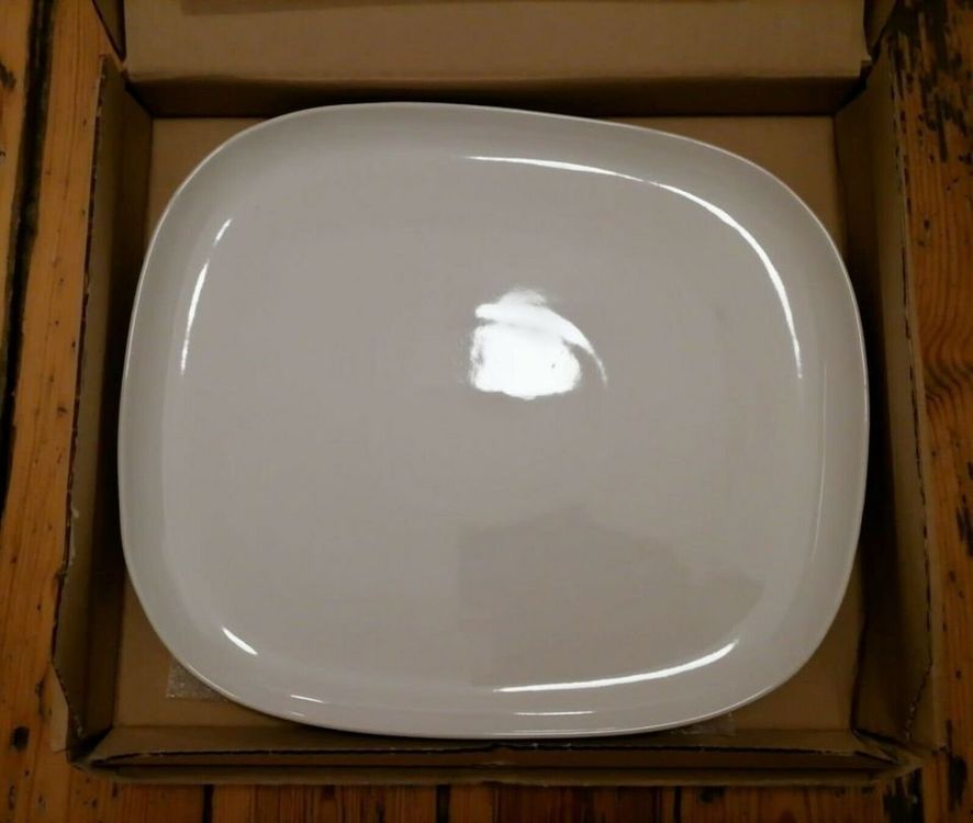 Alessi Ovale REB01/22LG Servierplatte grau 36 x 31 cm (Neu (gemäss ...