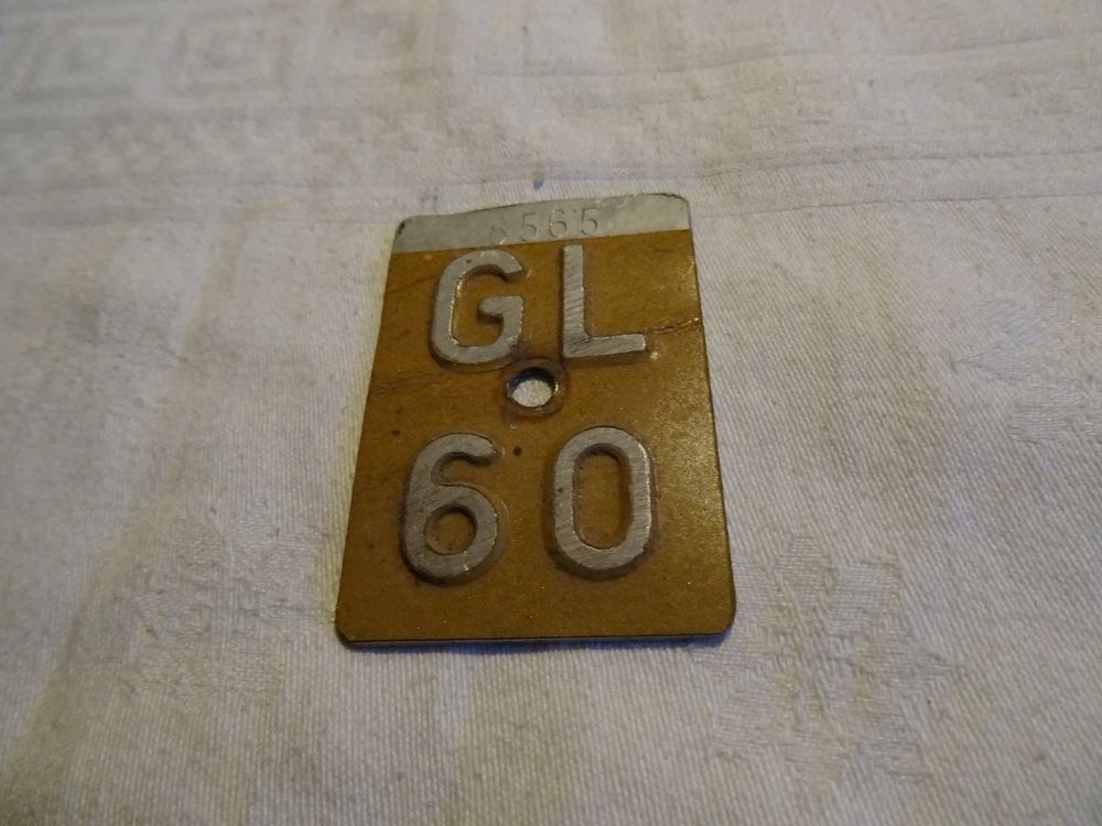 Alte Velonummer: GL 60 (Gebraucht) in Schänis für CHF 10 – mit ...