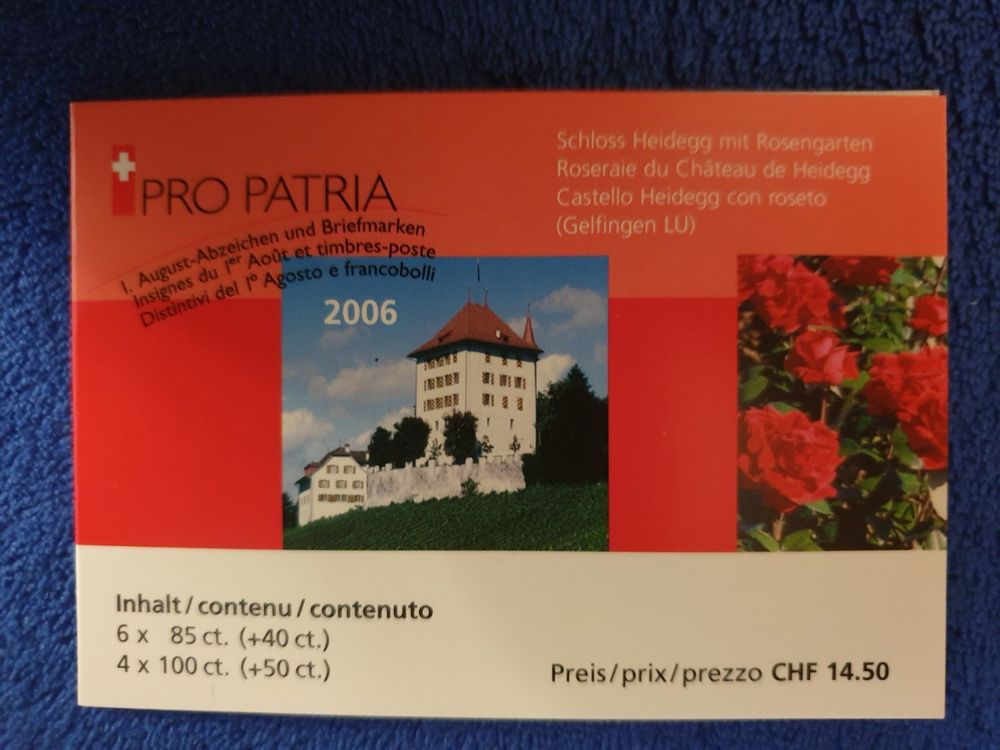 Markenheft Pro Patria 2006 postfrisch (Neu (gemäss Beschreibung)) in Frauenfeld für CHF 10.9 ...
