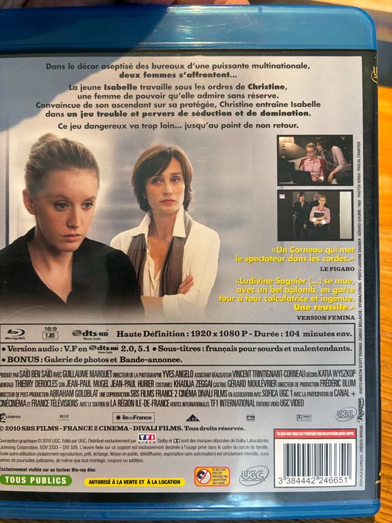 Crime d'amour (2010, Blu-ray, Alain Corneau) (D'occasion) à Vevey pour ...
